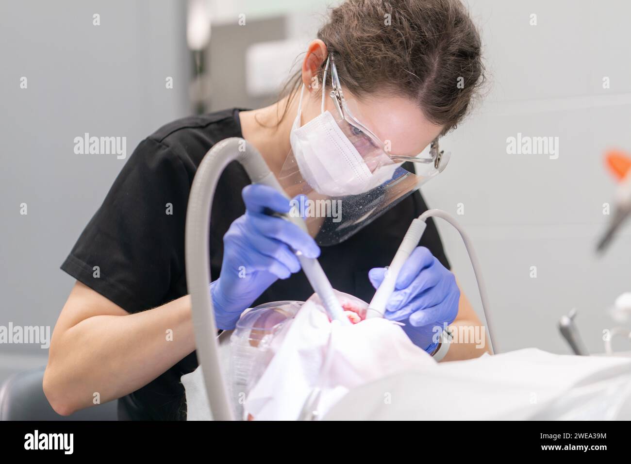Teeth polishing procedure hi-res stock photography and images - Alamy