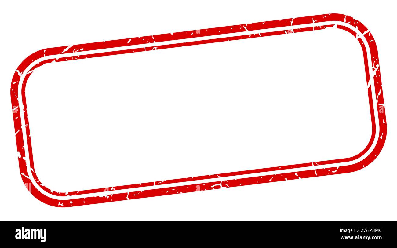 blank stamp. blank rectangular stamp isolated on white background Stock Vector Image & Art - Alamy