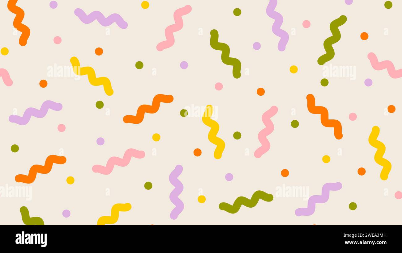 Abstract flat confetti backdrop Stock Vector Images - Alamy
