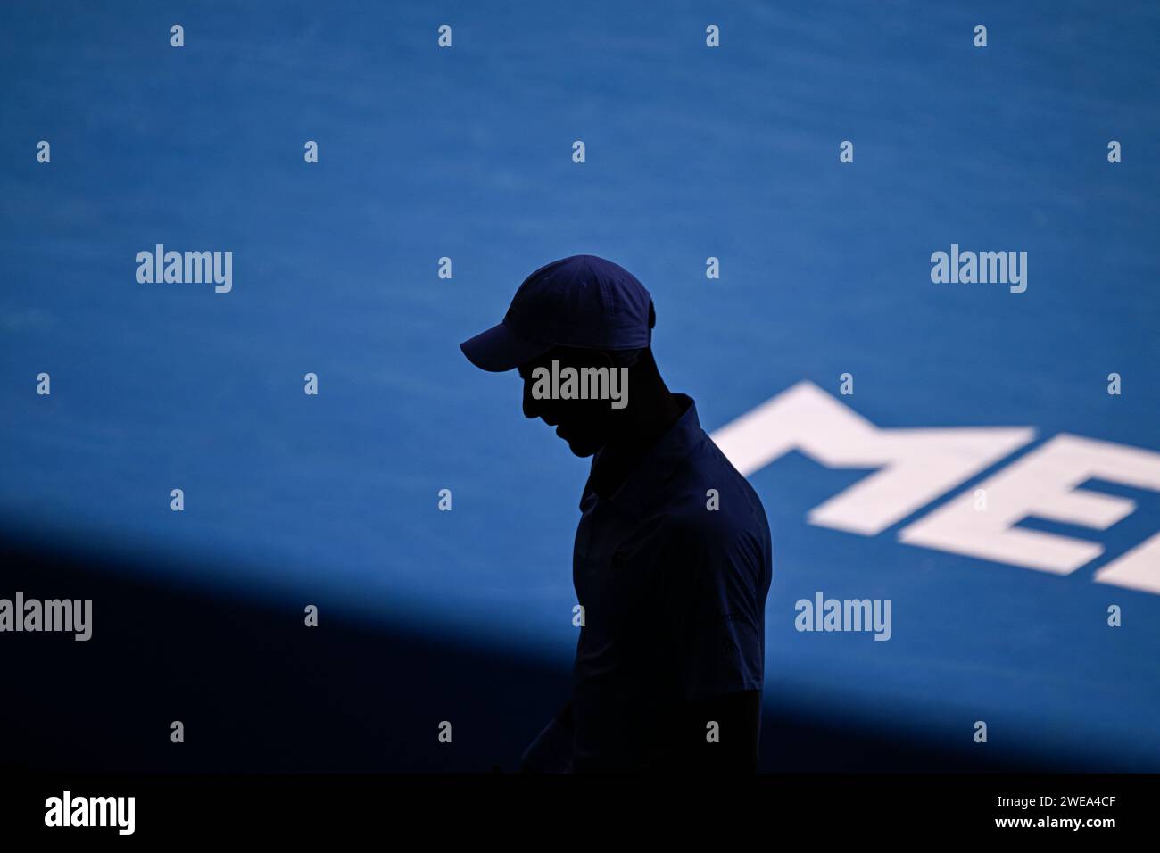 Novak Djokovic in the dark shadows (illustration of shadow silhouette ...