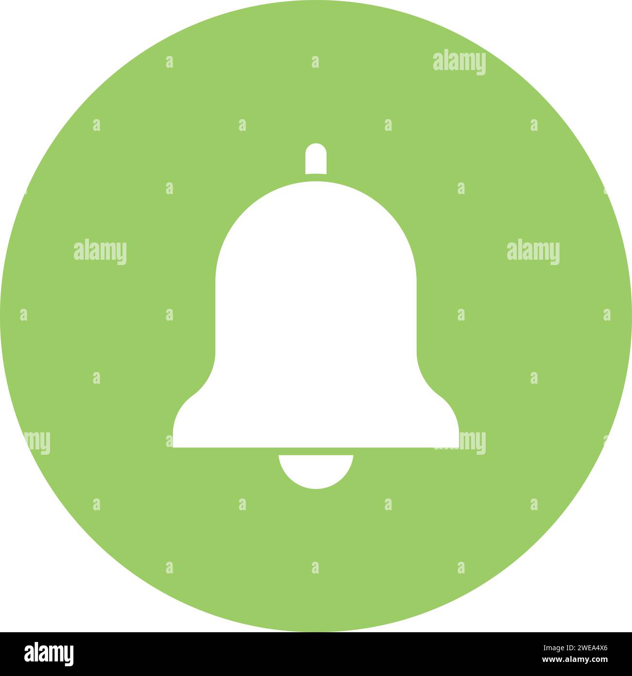 Bell icon vector image. Suitable for mobile application web application ...