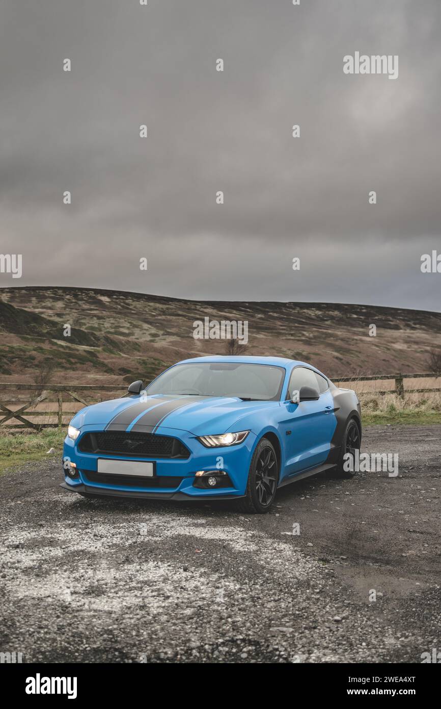 Mustang Azul Claro