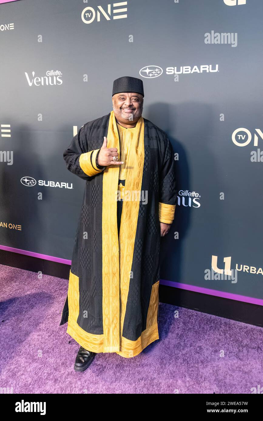 Atlanta, USA. 21st Jan, 2024. Roland Martin attends the 2024 Urban One ...