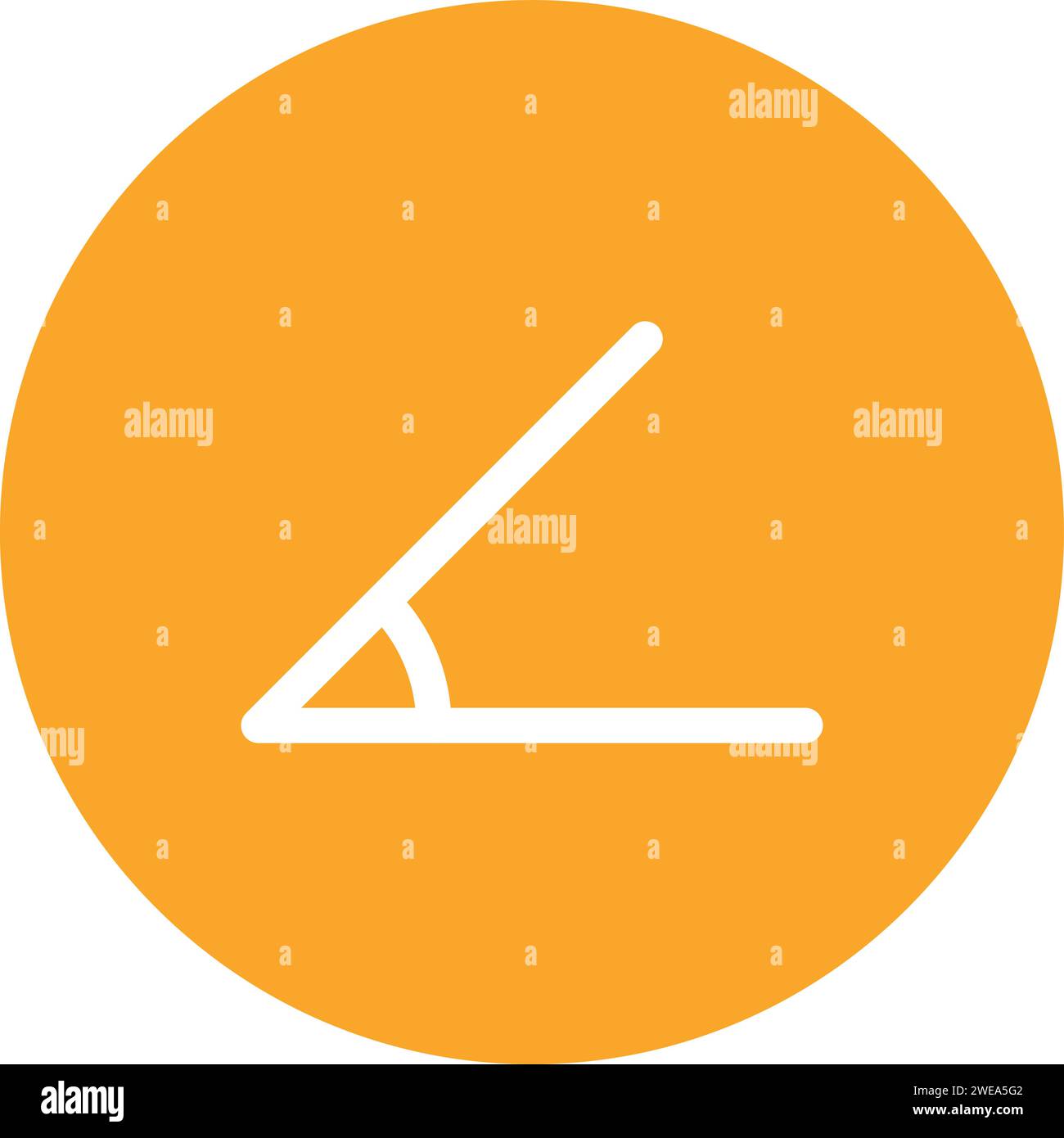 Angle icon vector image. Suitable for mobile application web ...