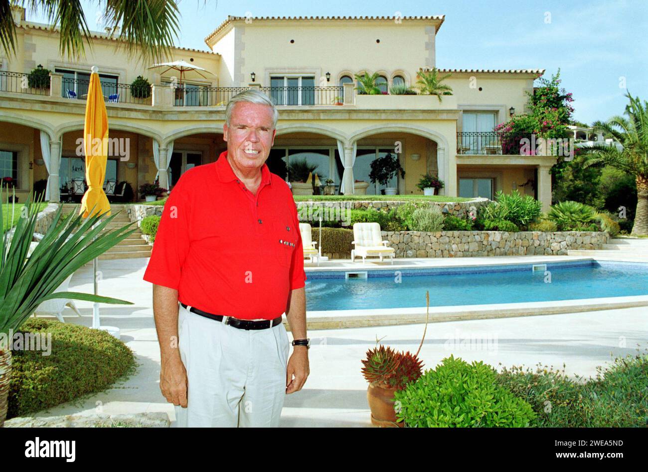 Fotoshooting Homestory mit dem deutschen Unternehmer Klaus-Michael ...