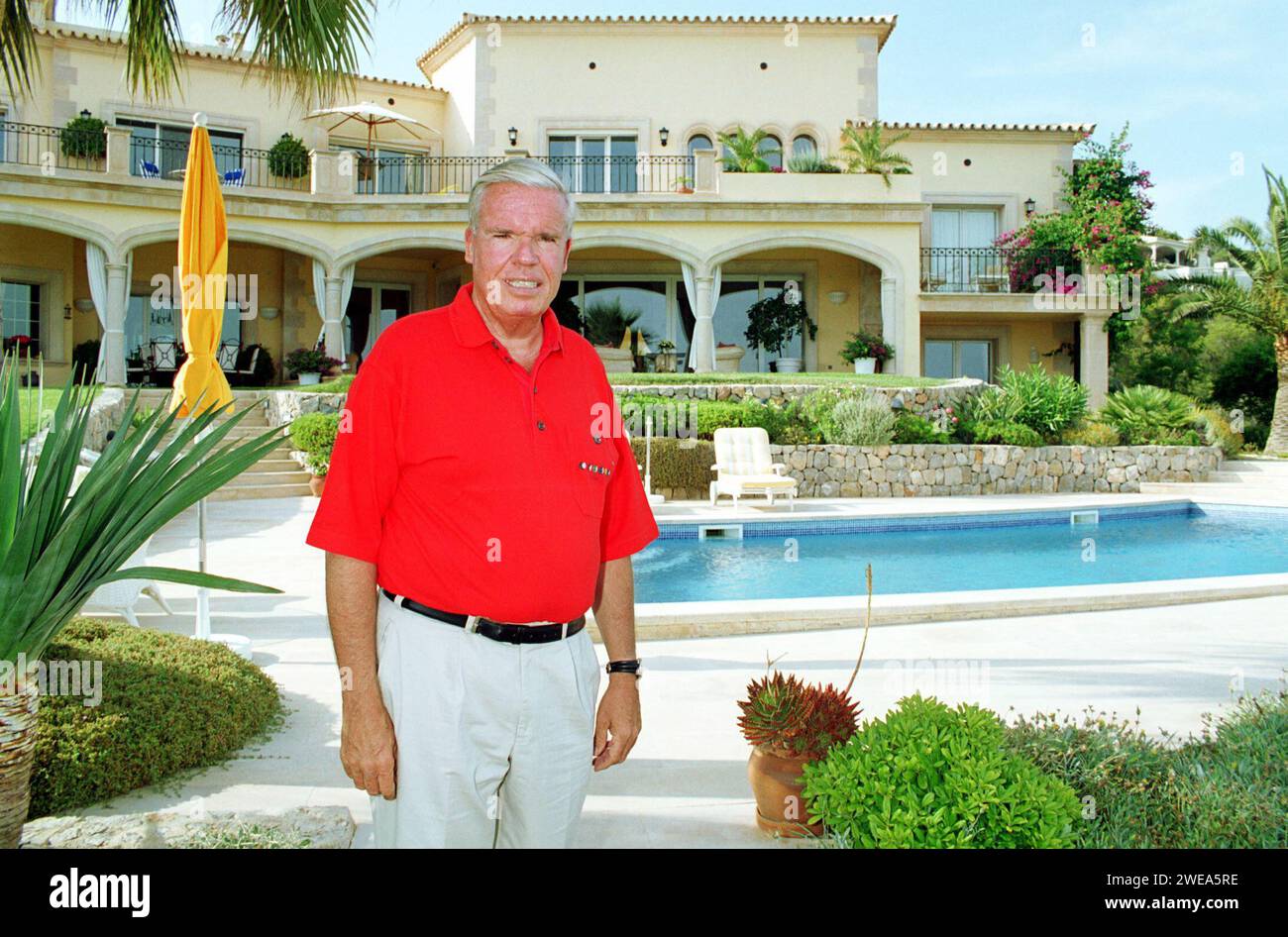 Fotoshooting Homestory mit dem deutschen Unternehmer Klaus-Michael ...