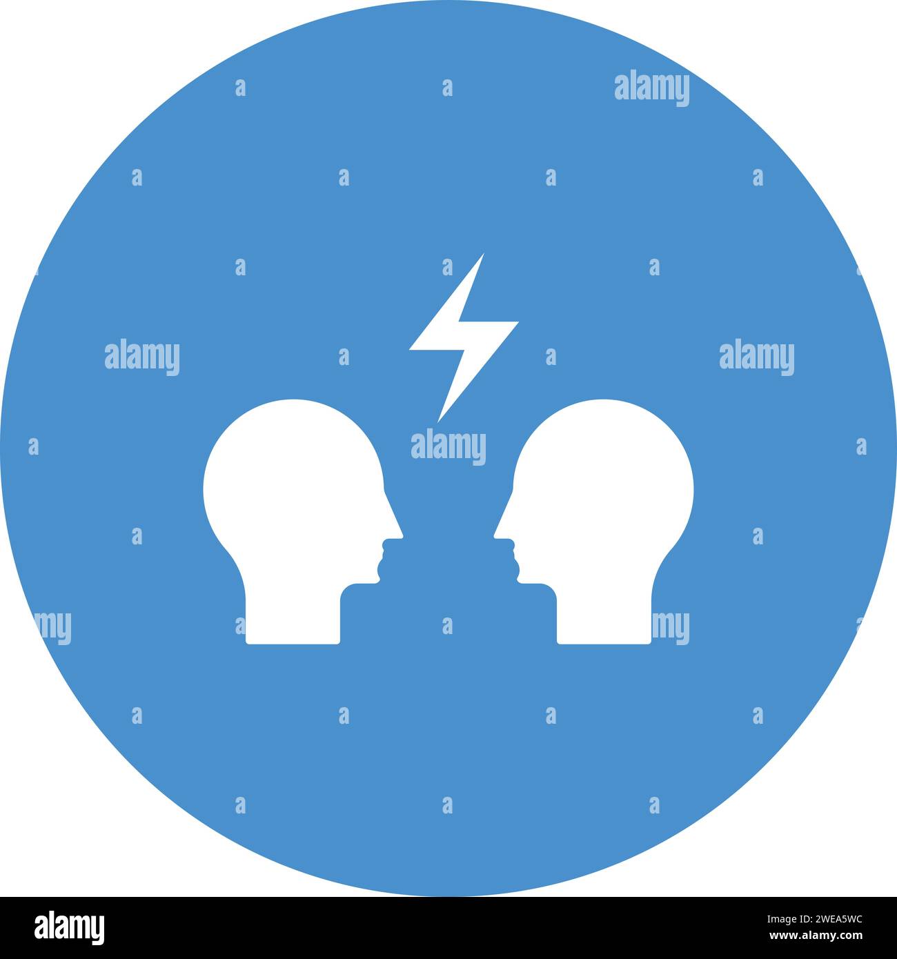 Altercation icon vector image. Suitable for mobile application web ...