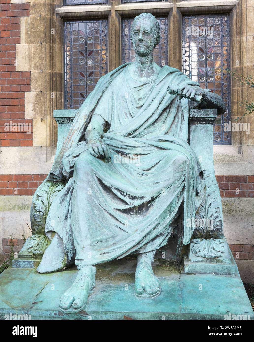 Statue of William Pitt the Younger, former prime minister of the UK ...