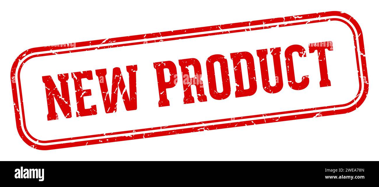 new product stamp. new product rectangular stamp isolated on white ...