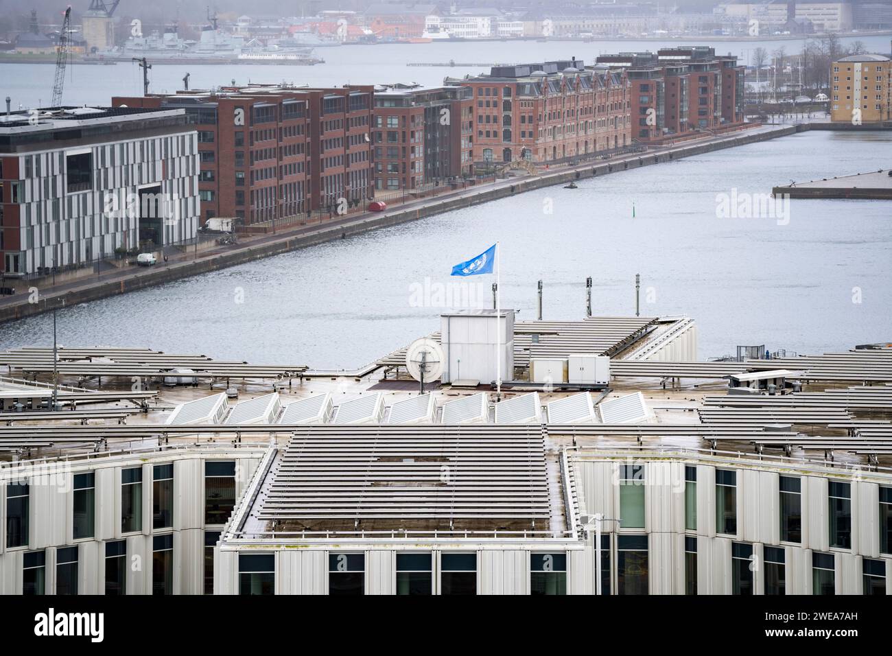 UN City in Copenhagen, Denmark, Wednesday January 24, 2024. The UN City ...