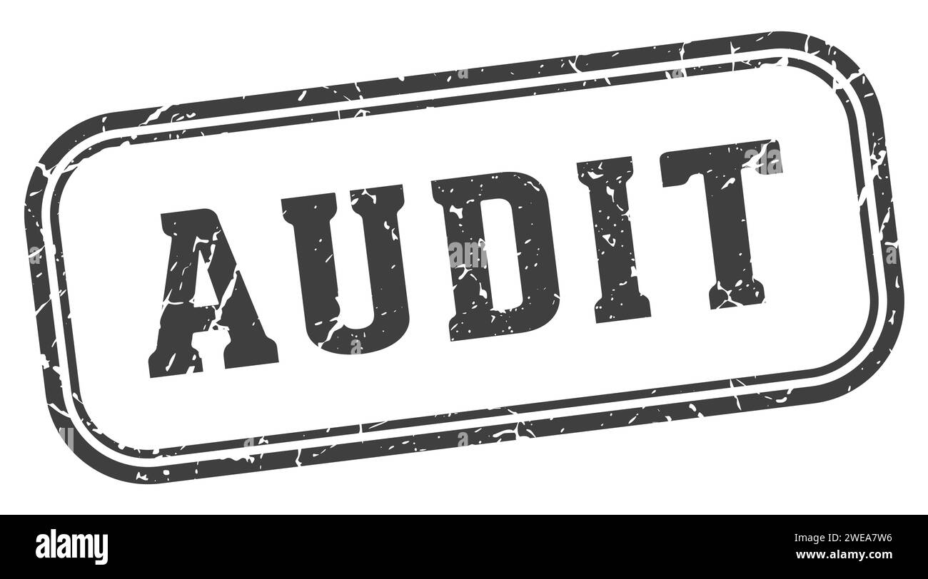 audit stamp. audit rectangular stamp isolated on white background Stock ...