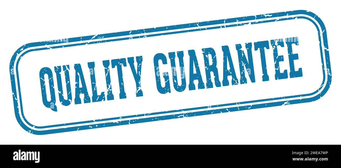 quality guarantee stamp. quality guarantee rectangular stamp isolated ...