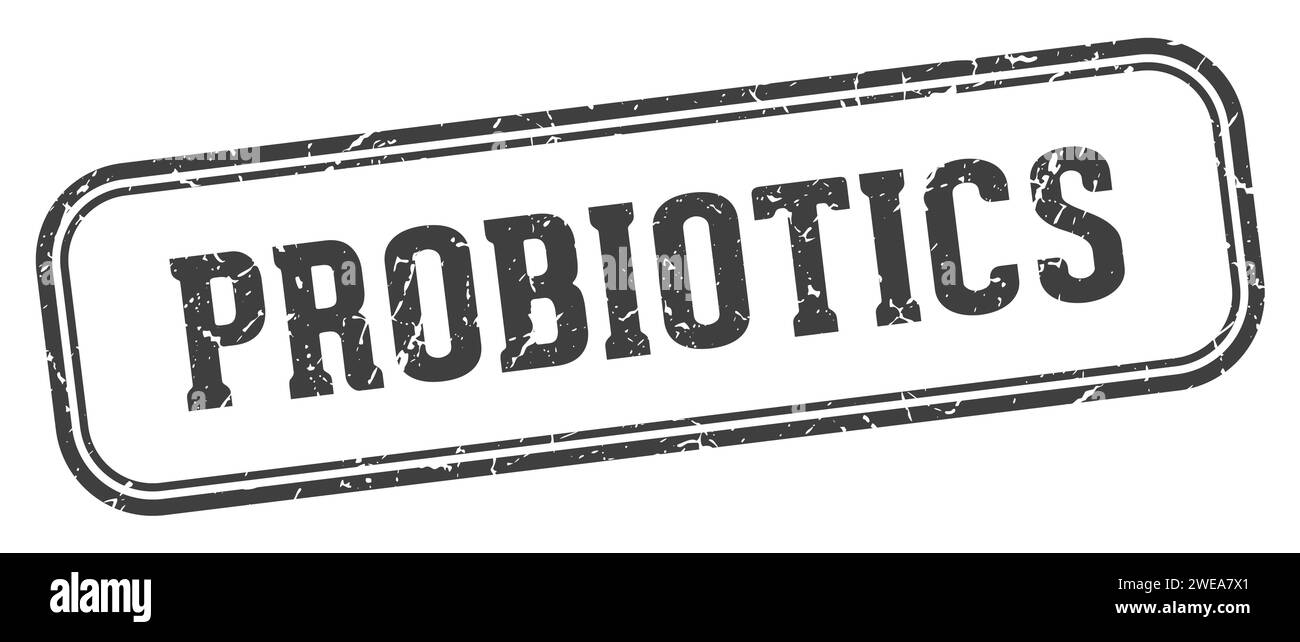 probiotics stamp. probiotics rectangular stamp isolated on white background Stock Vector Image ...