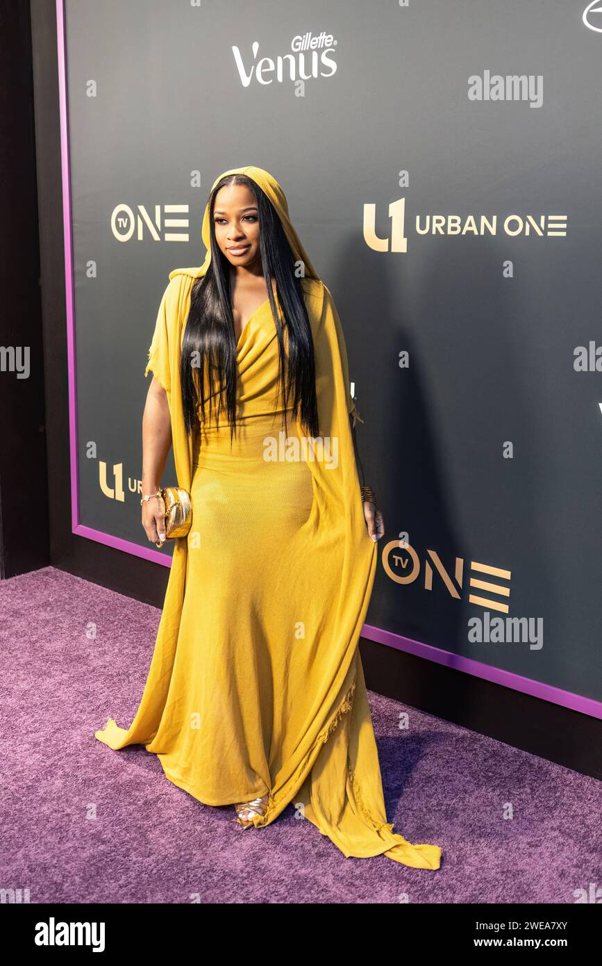 Atlanta, USA. 21st Jan, 2024. Toya Johnson attends the 2024 Urban One ...