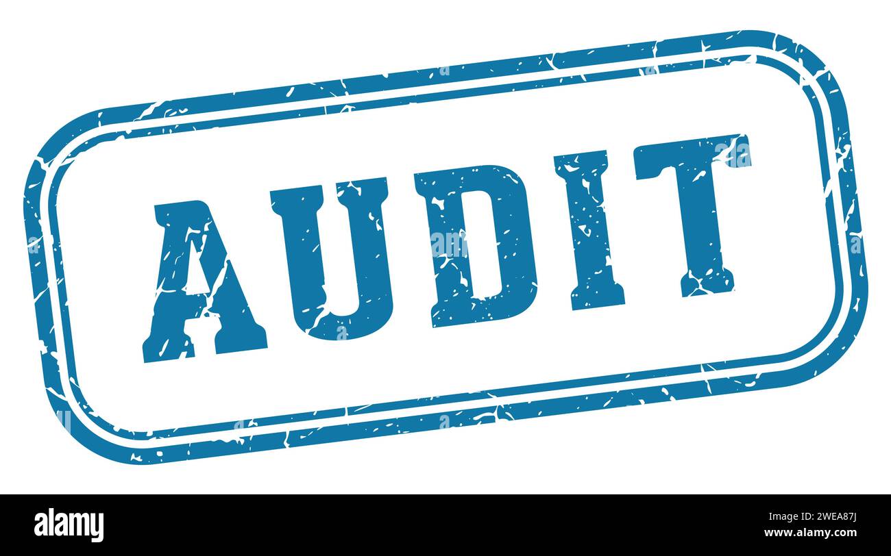 audit stamp. audit rectangular stamp isolated on white background Stock ...