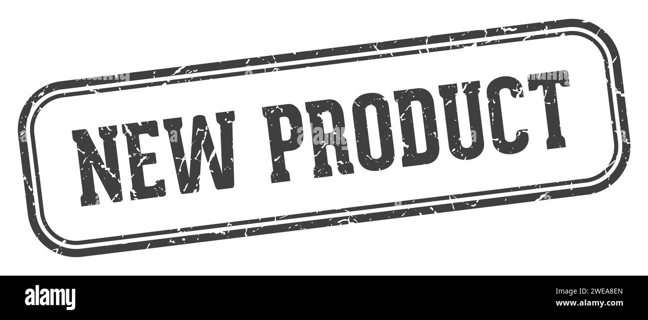 new product stamp. new product rectangular stamp isolated on white ...