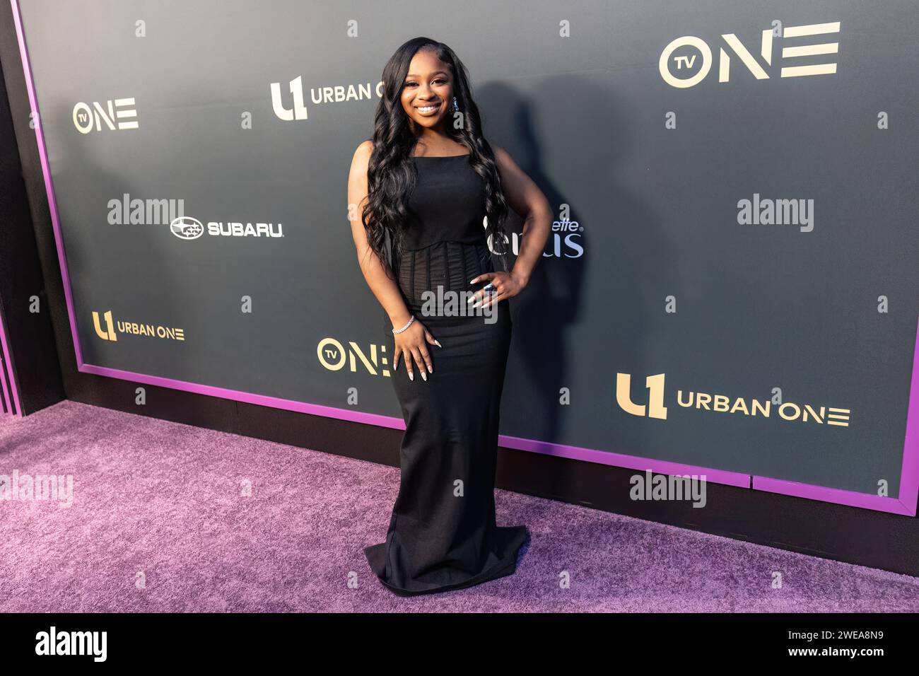 Atlanta, USA. 21st Jan, 2024. Reginae Carter attends the 2024 Urban One ...