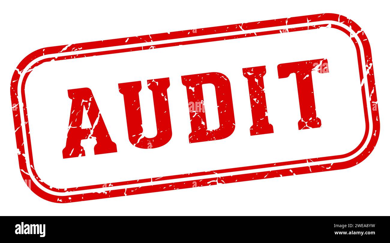 audit stamp. audit rectangular stamp isolated on white background Stock ...