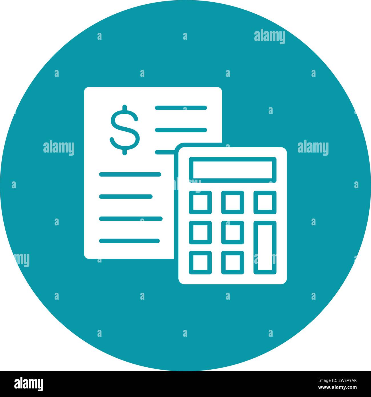 Calculations Icon Vector Image Stock Vector Image And Art Alamy