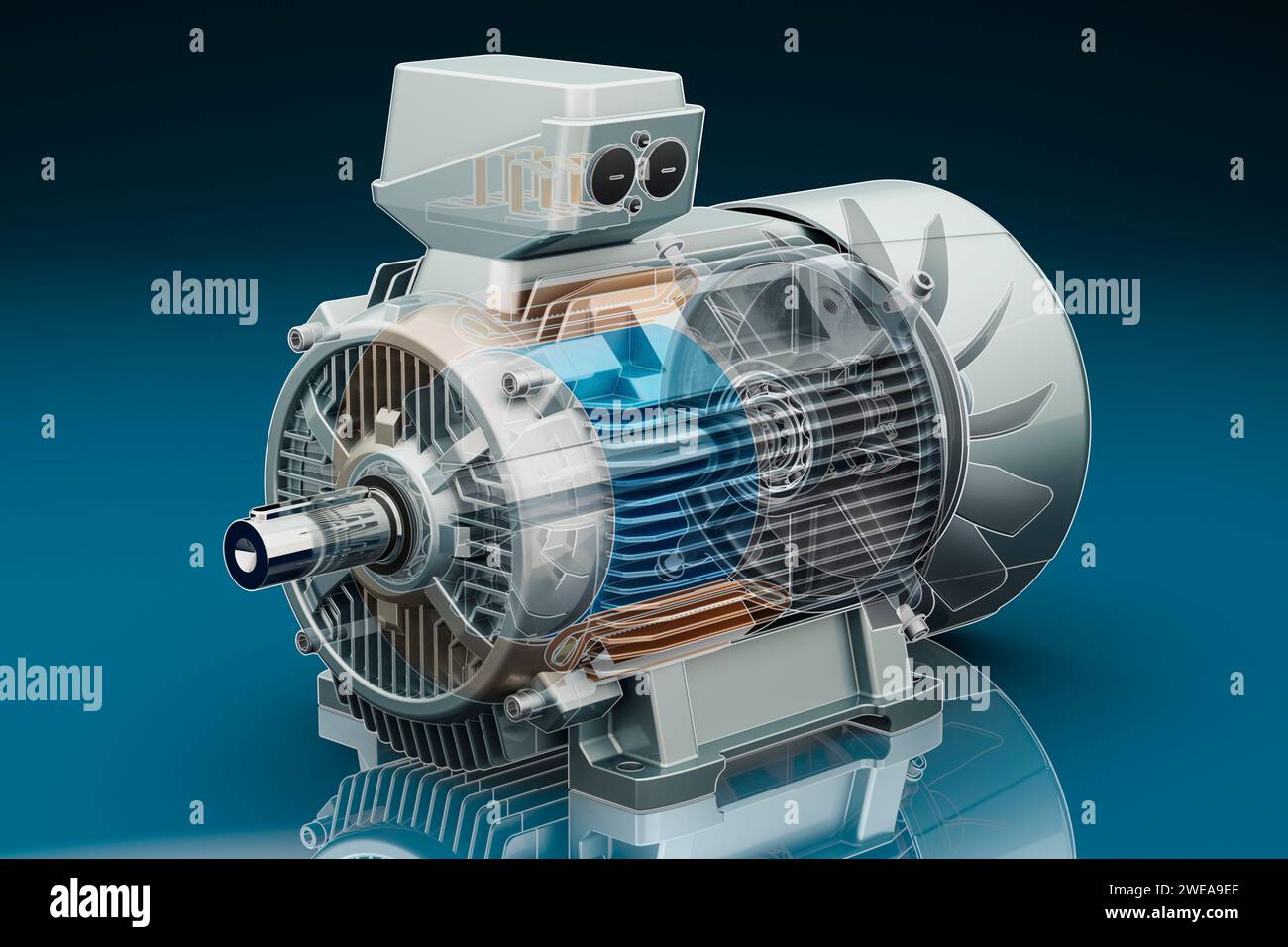 Electric motor cross section hi-res stock photography and images - Alamy