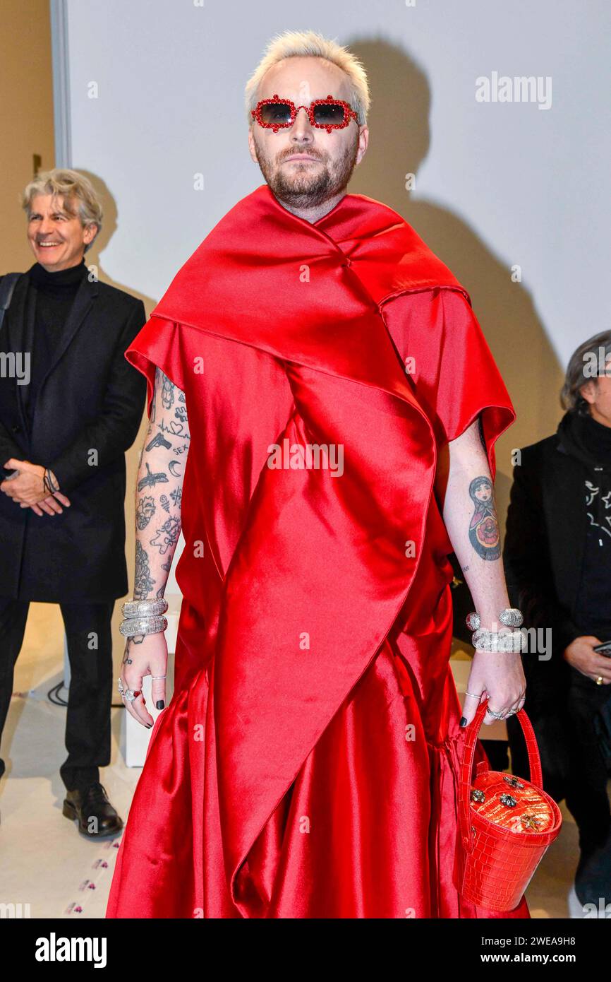 Paris, France. 24th Jan, 2024. Frederick Robertson attends the Alexis ...