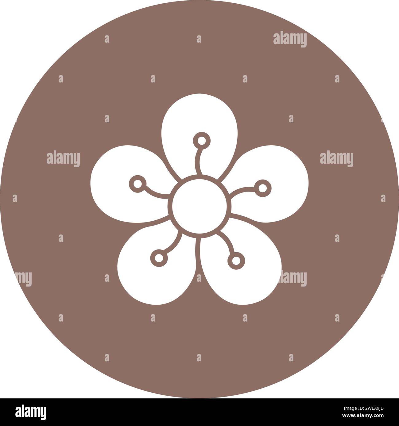 Cherry pollen Stock Vector Images - Alamy