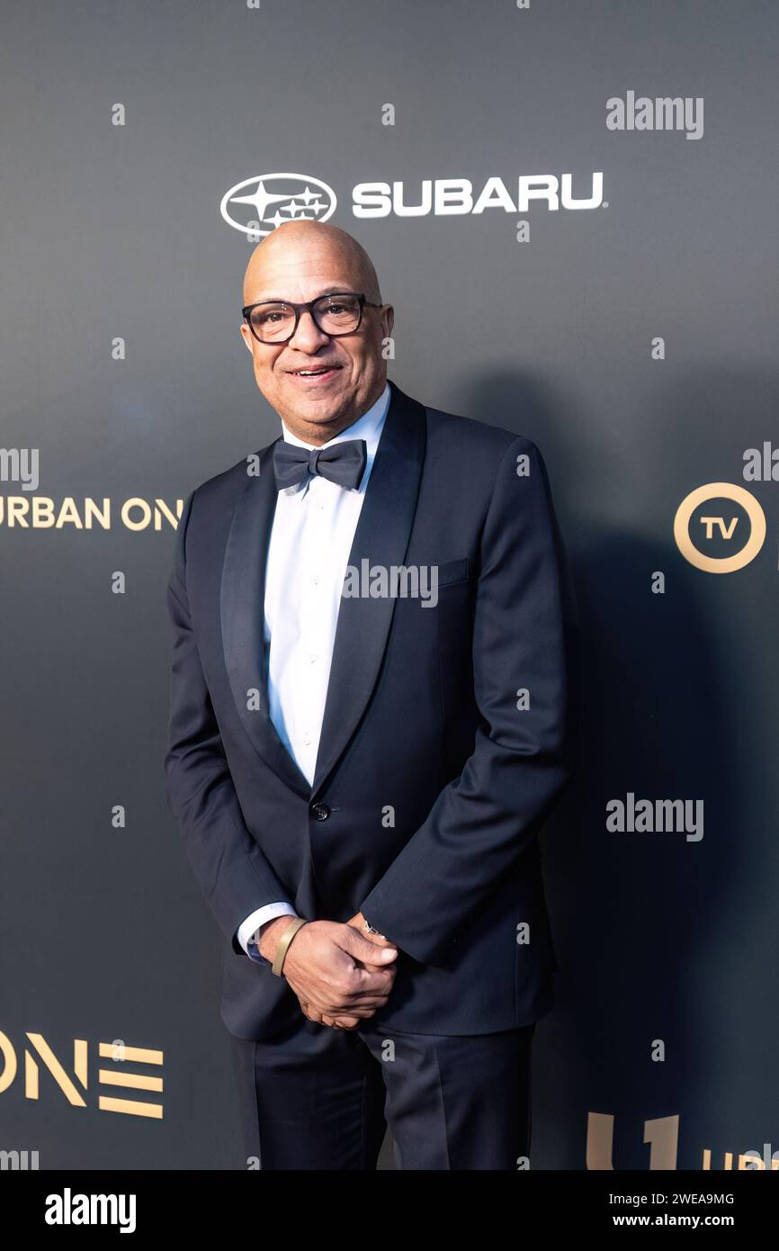 Atlanta, USA. 21st Jan, 2024. TV ONE CEO Alfred C. Liggins attends the ...