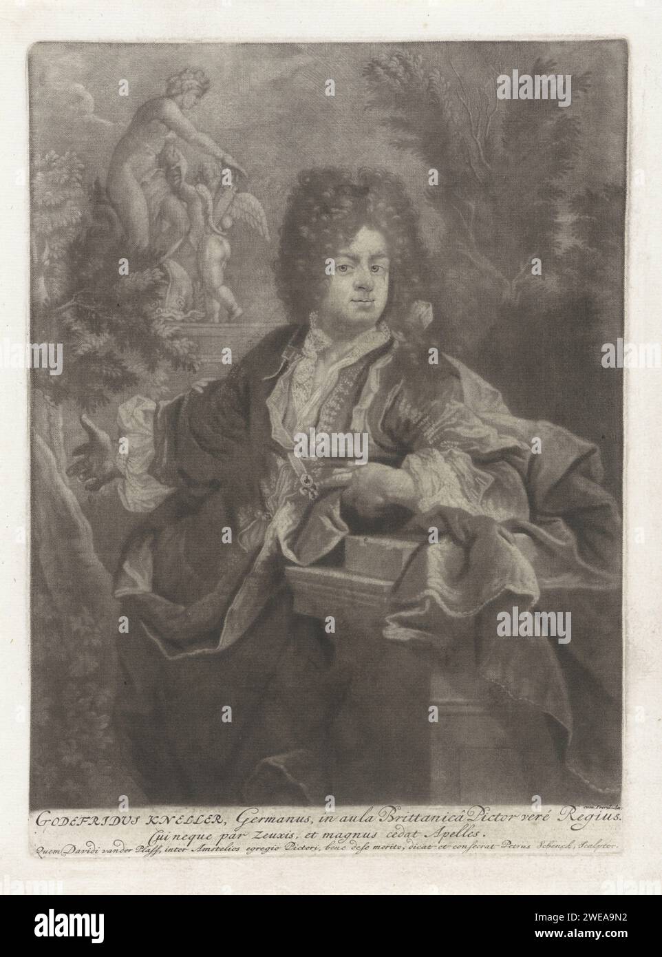 Painter gottfried kneller stands hi-res stock photography and images ...