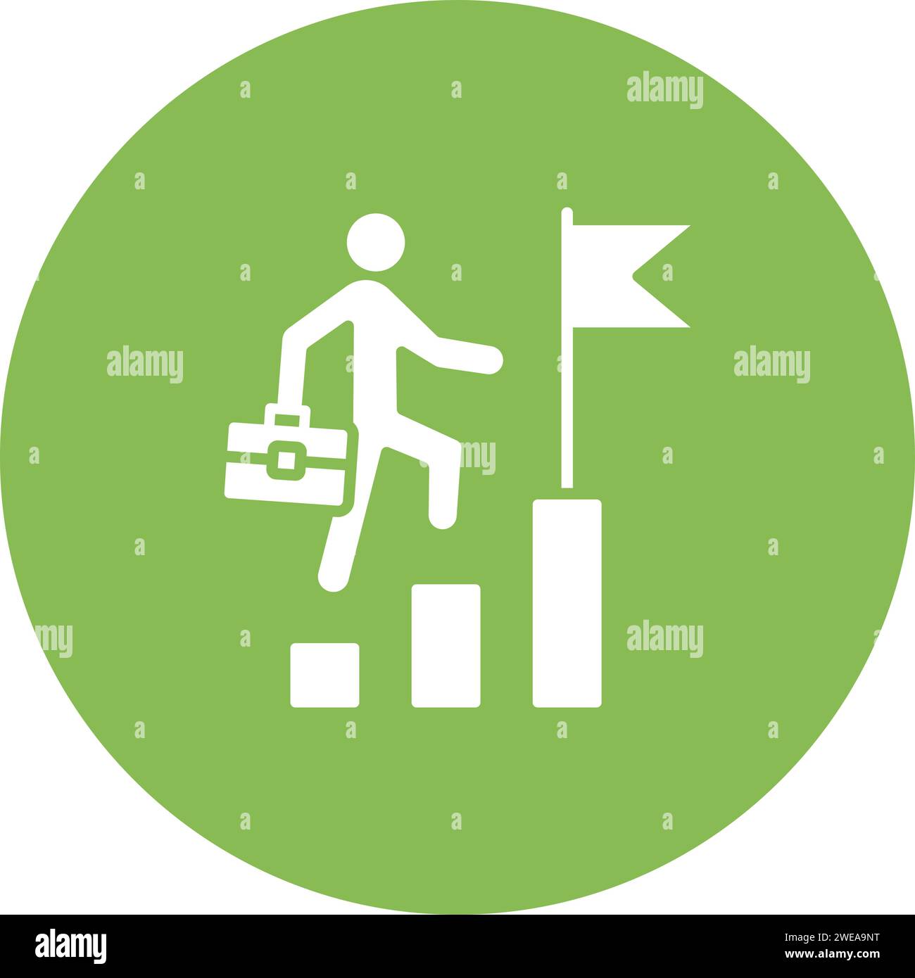 Career Growth icon vector image Stock Vector Image & Art - Alamy