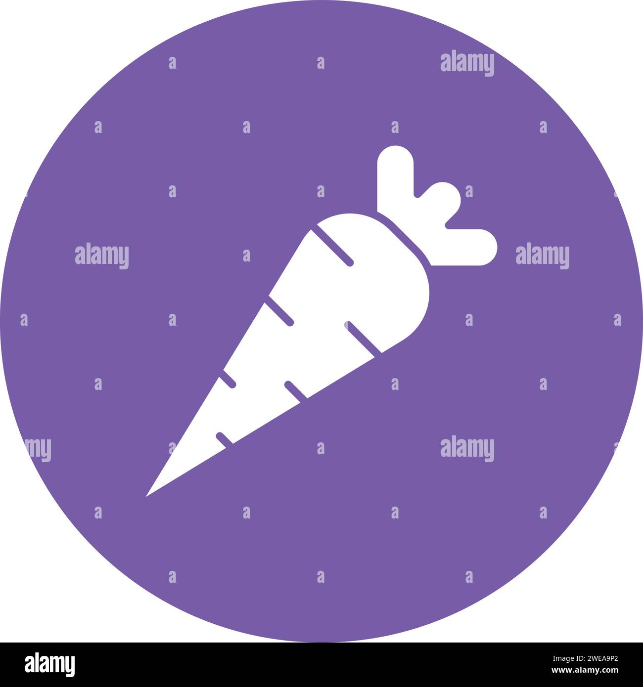 Carrot icon vector image Stock Vector Image & Art - Alamy