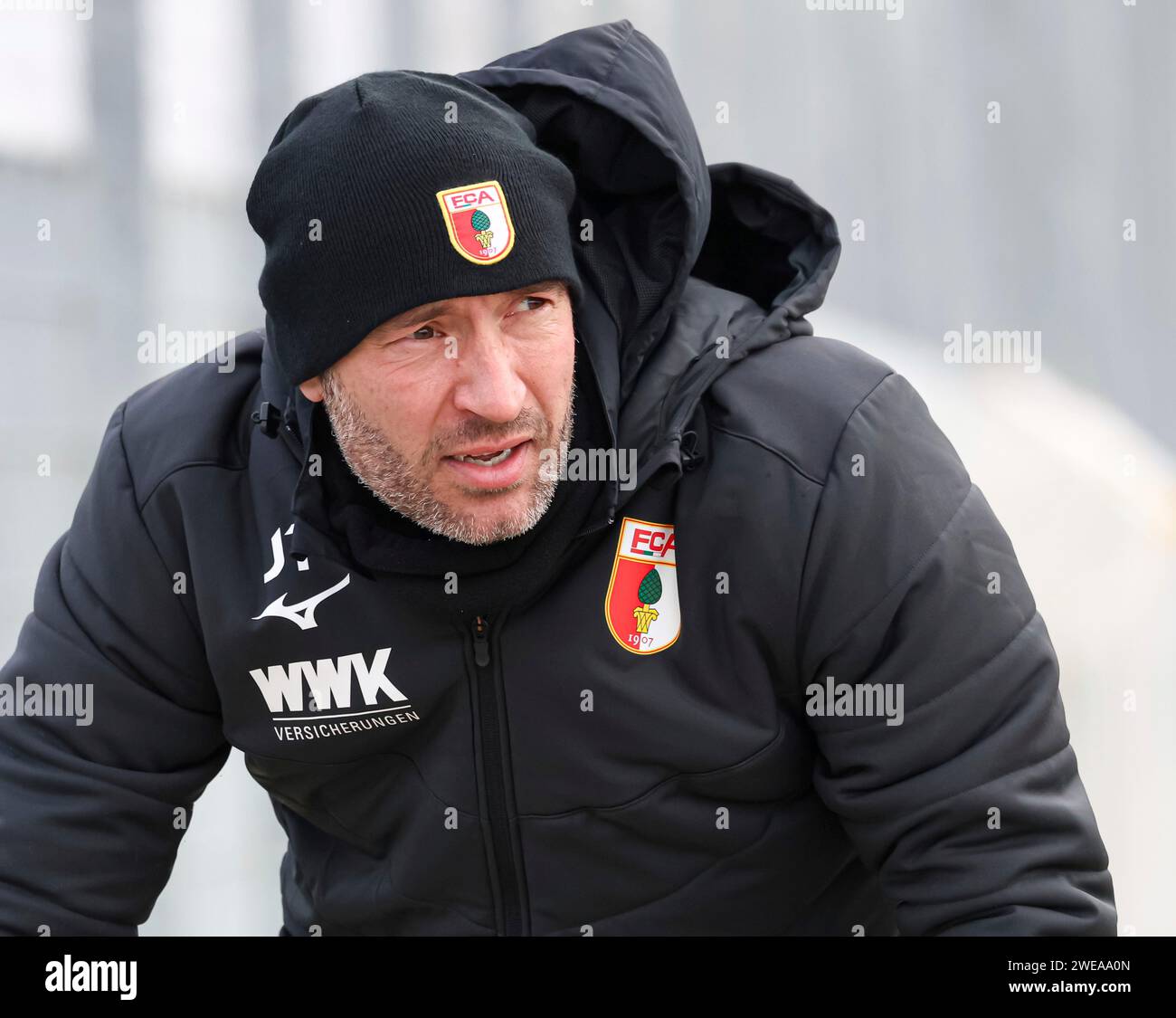 Augsburg, Deutschland. 24th Jan, 2024. Jacob Friis (Co.-Trainer FC ...