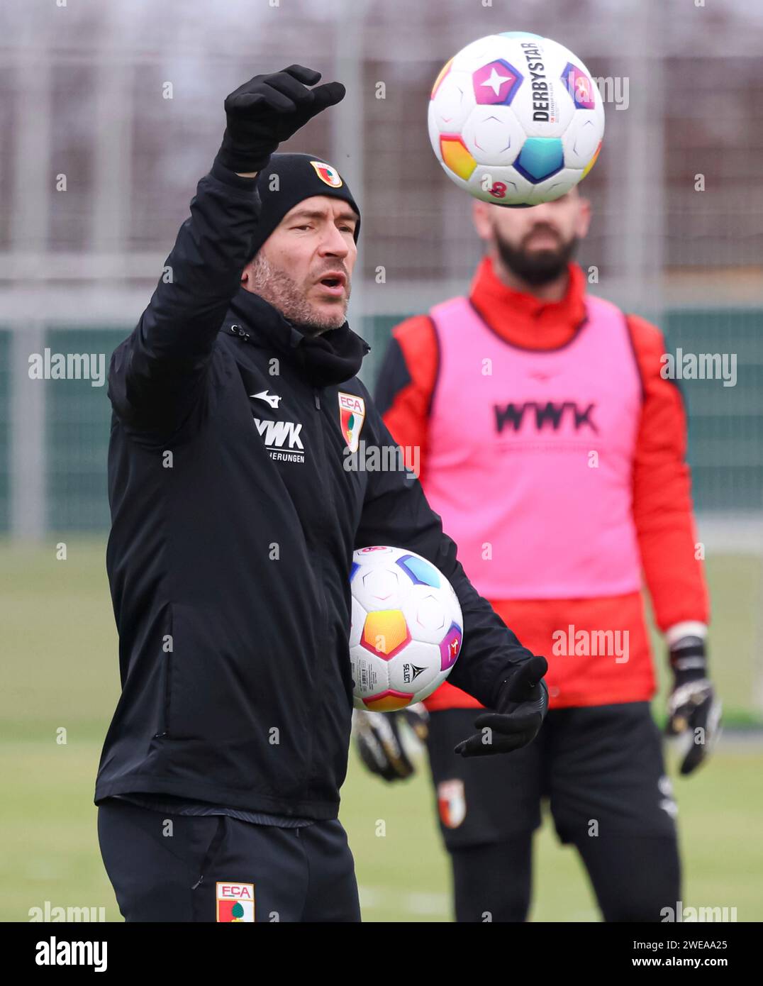 Augsburg, Deutschland. 24th Jan, 2024. Jacob Friis (Co.-Trainer FC ...