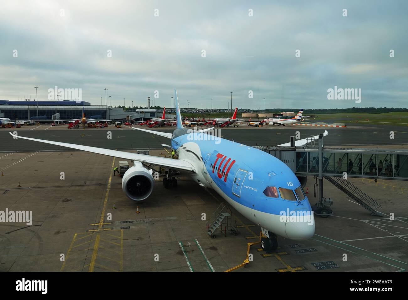TUI Boeing 787-8 Dreamliner Angel of the Sky at Birmingham Airport with ...
