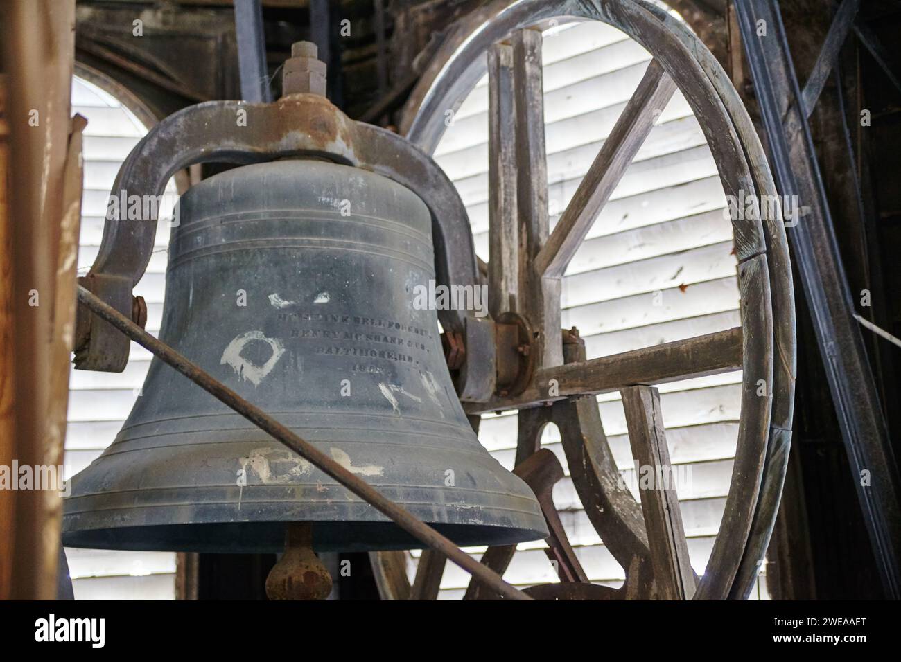 Bell ringing mechanism hi-res stock photography and images - Alamy