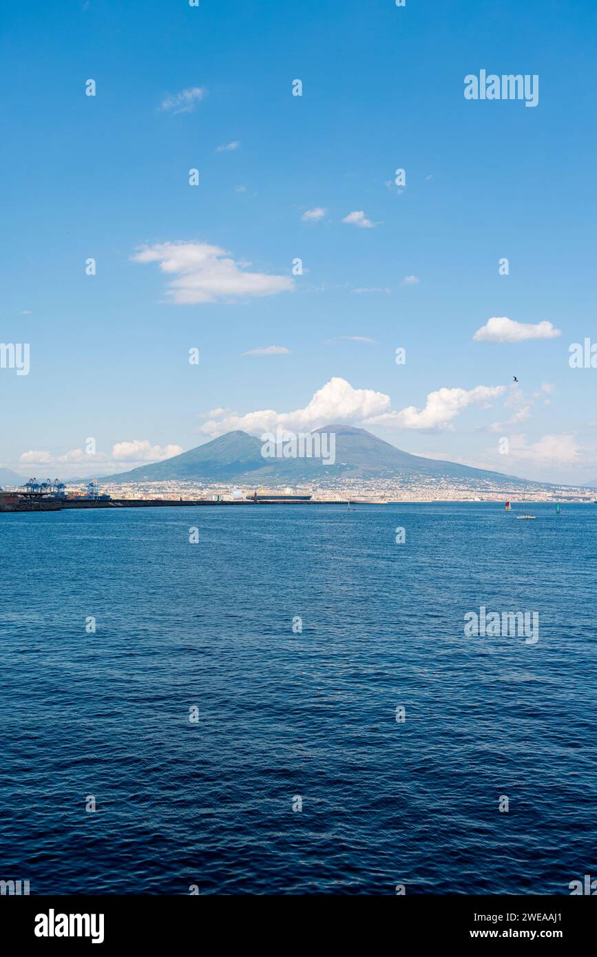 Photograph taken in the city of Naples, Italy, featuring a view of ...