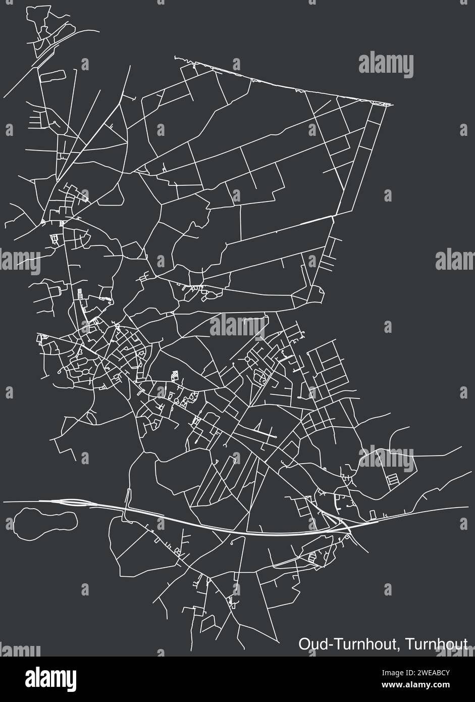 Turnhout street map hi-res stock photography and images - Alamy