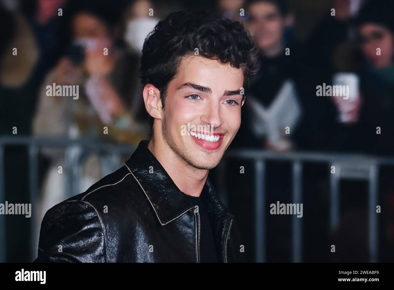 Manu Rios is attending the Prada Dinner Gala during the Milan Fashion ...