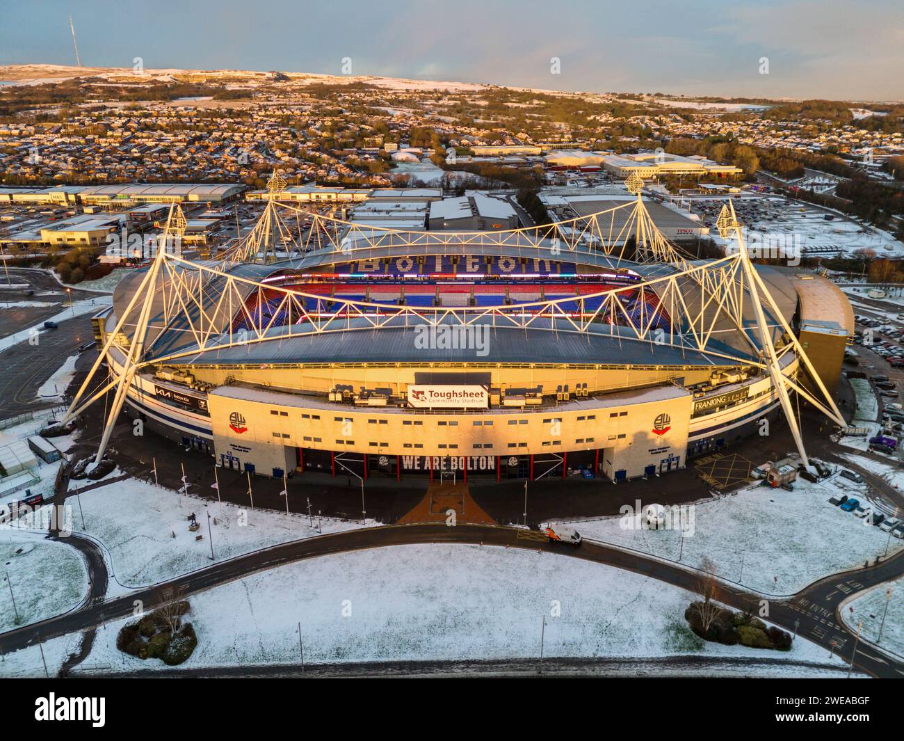 Tough sheet community stadium hi-res stock photography and images - Alamy