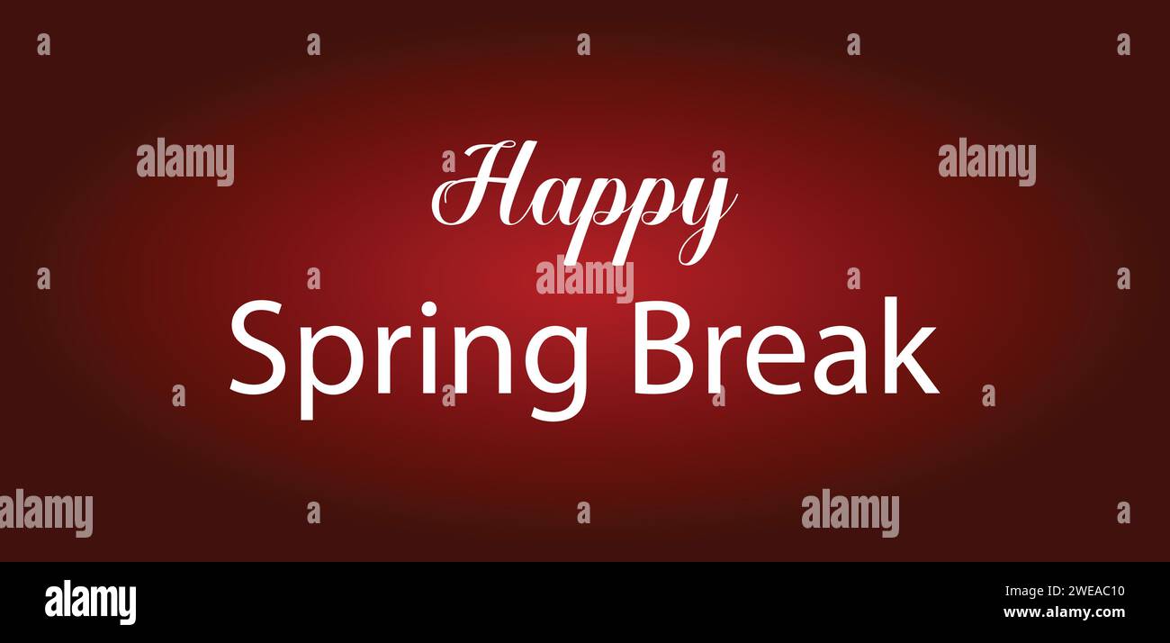 Spring break Stock Vector Images - Alamy