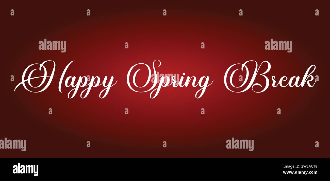 Spring break Stock Vector Images - Alamy