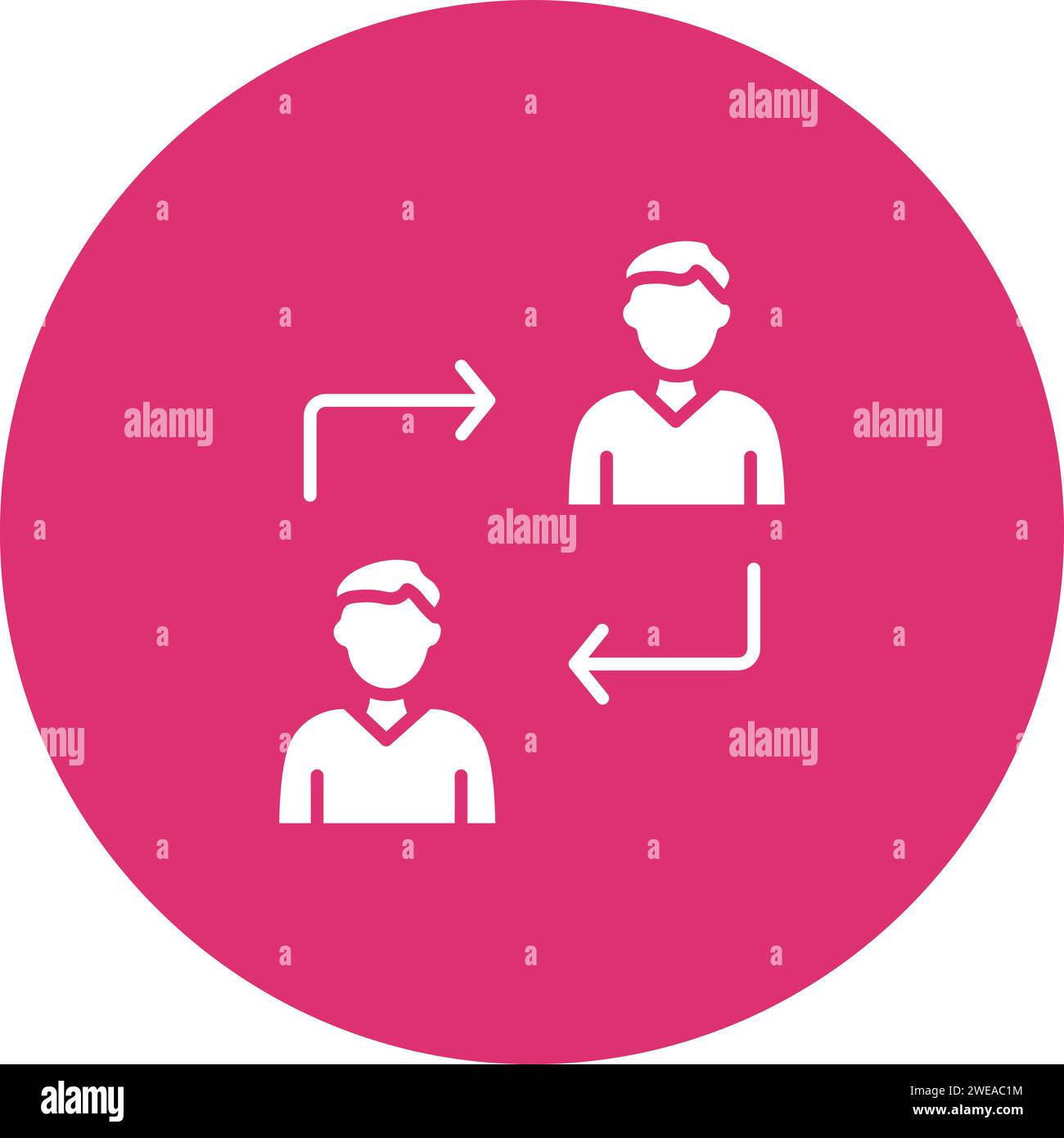 Collaboration icon vector image. Suitable for mobile application web application and print media ...