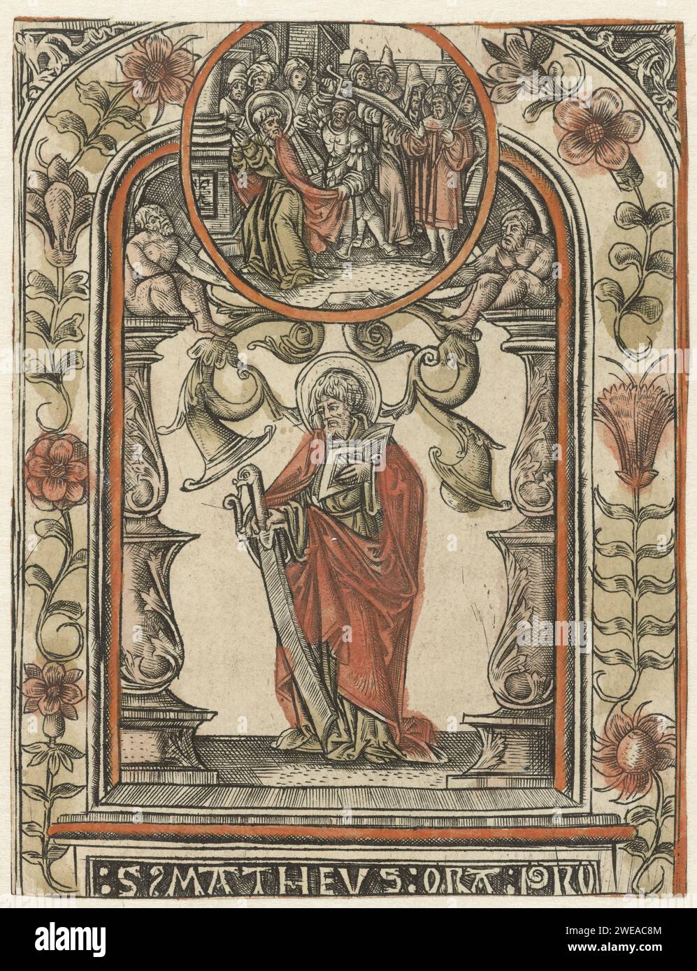 The Apostle Mattheus and his martyrdom, Allaert Claesz. (attributed to ...