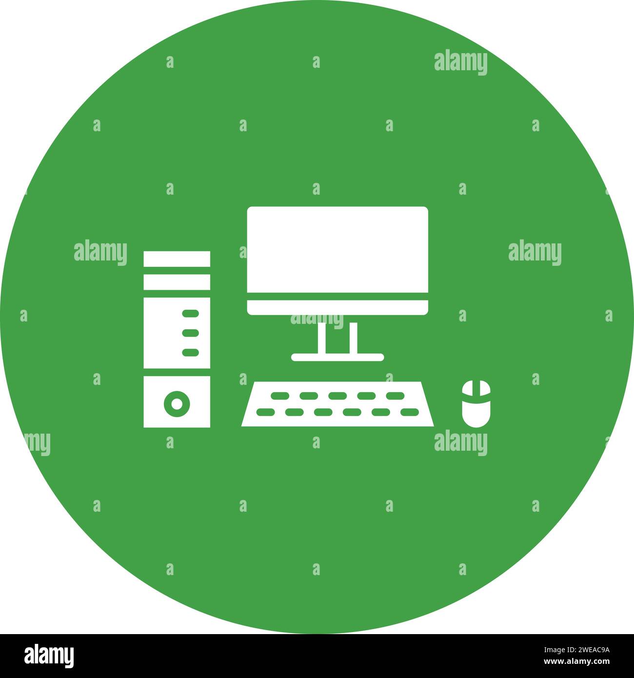 Computer Icon Vector Image Suitable For Mobile Application Web Application And Print Media