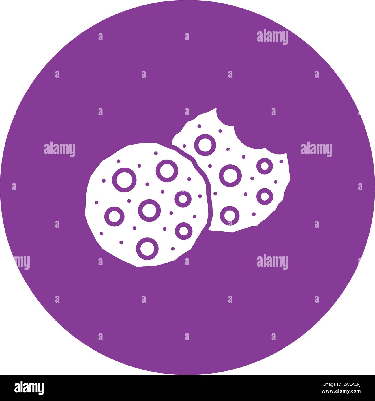 Cookies icon vector image. Suitable for mobile application web ...