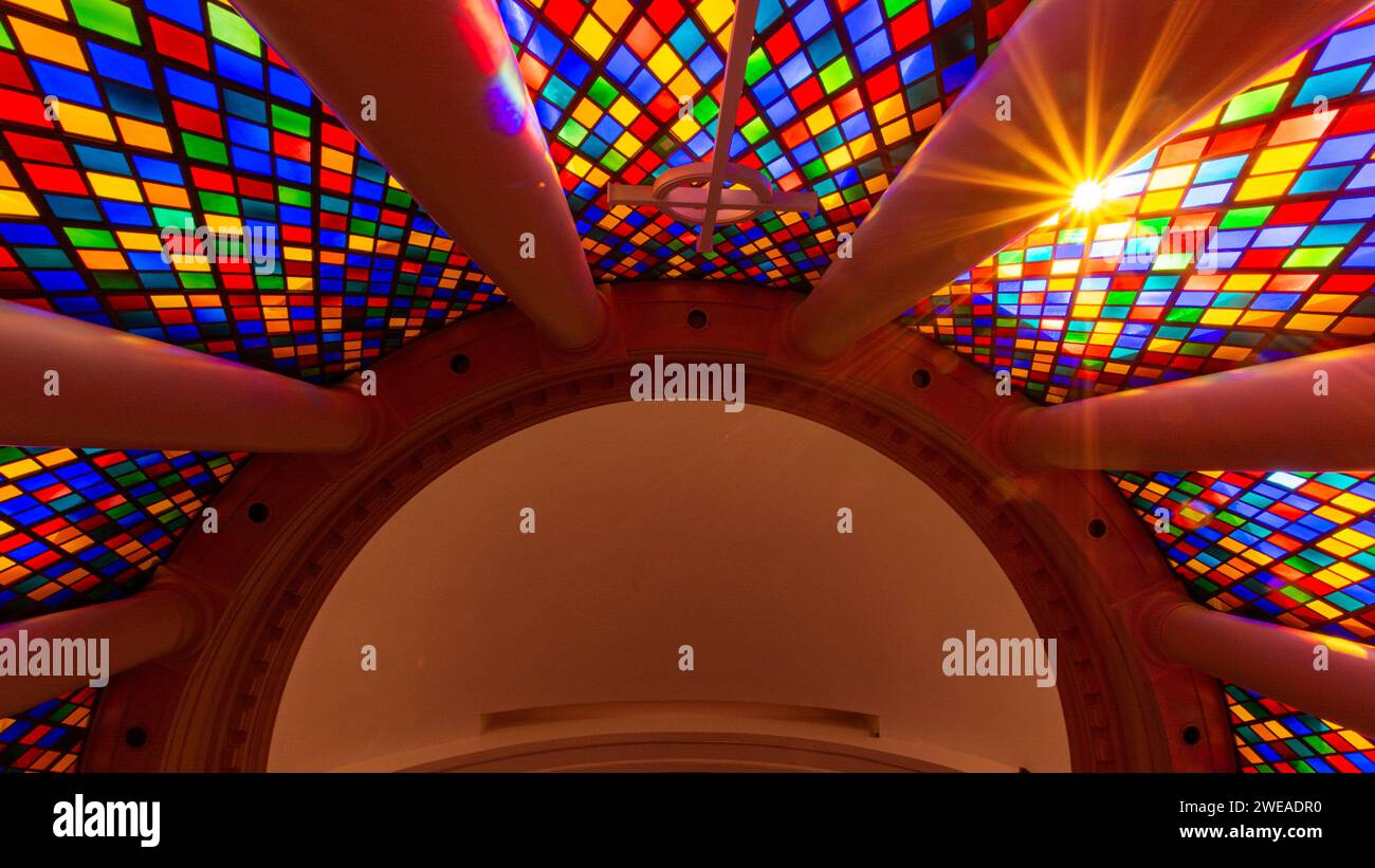 Abstract of Church Stained Glass Stock Photo - Alamy