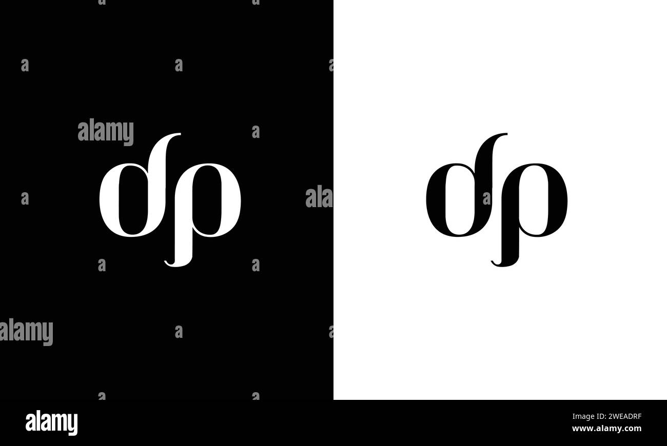 initial dp logo icon design template elements Stock Vector Image & Art ...
