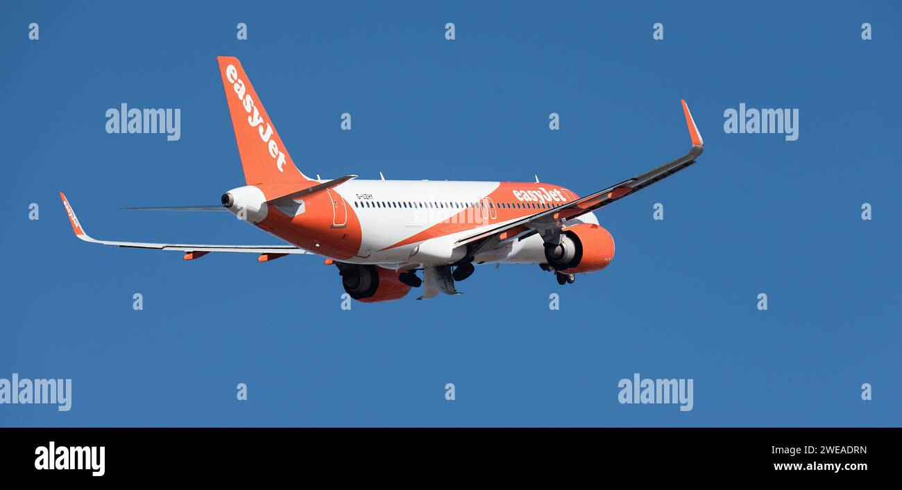 Tenerife, Spain January 21 st, 2024. Airbus A320-251N. easyJet Airlines ...