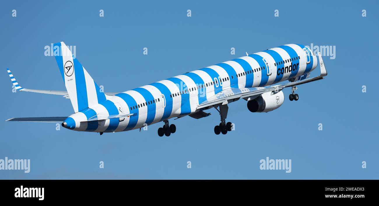 Tenerife, Spain January 21 st, 2024. Boeing 757-330. Condor Airlines ...
