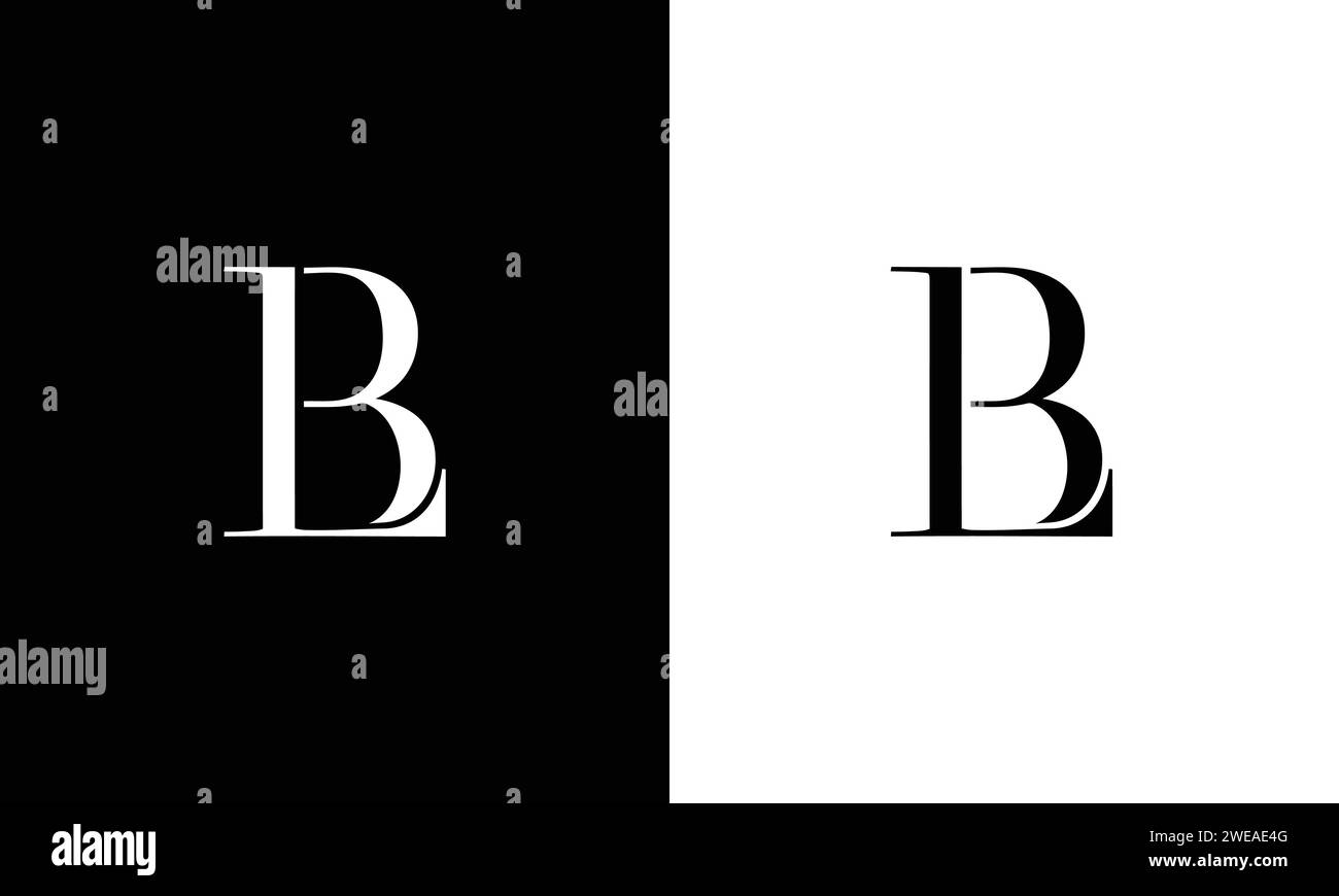 Alphabet letters monogram icon logo LB Stock Vector Image & Art - Alamy