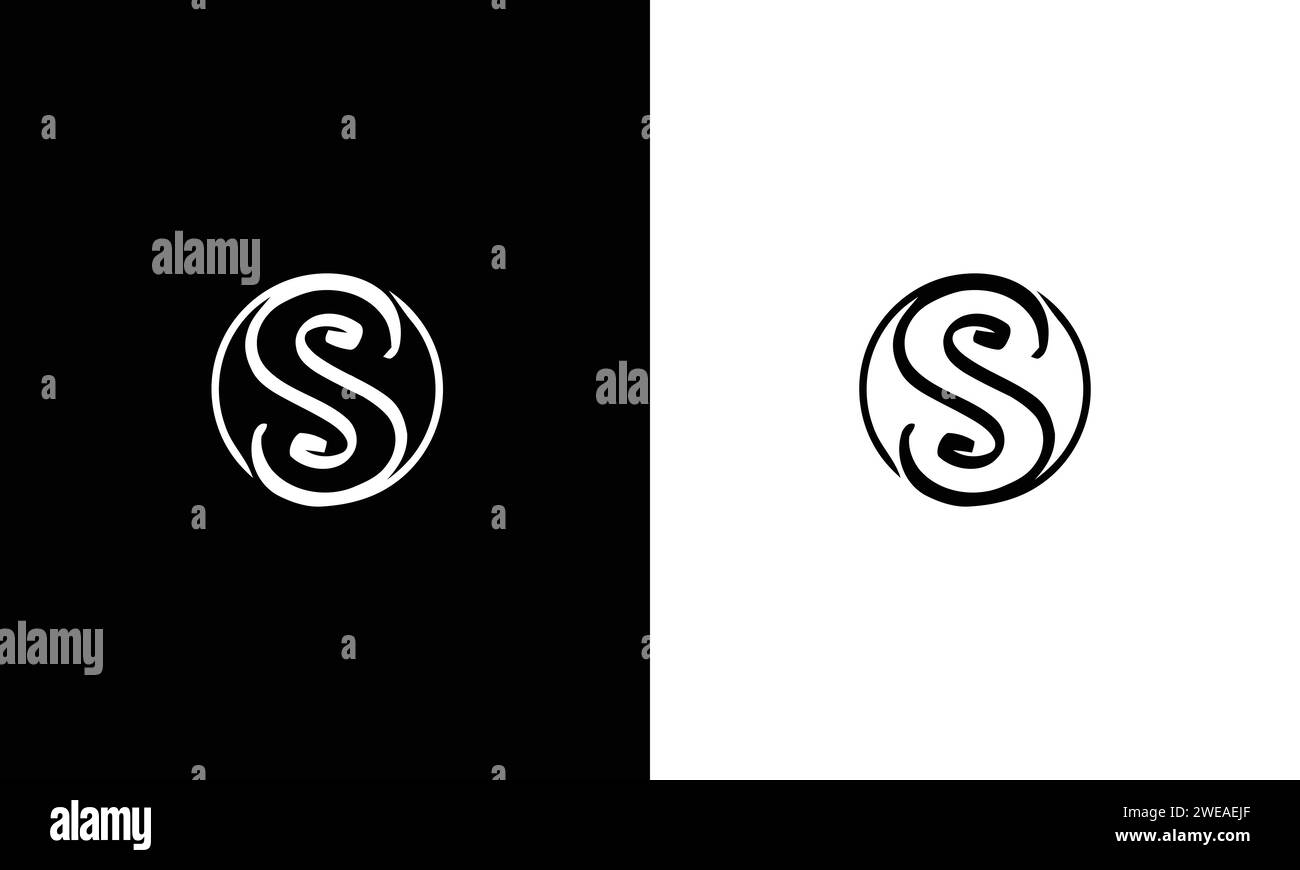 ss logo design vector icon luxury premium Stock Vector Image & Art - Alamy